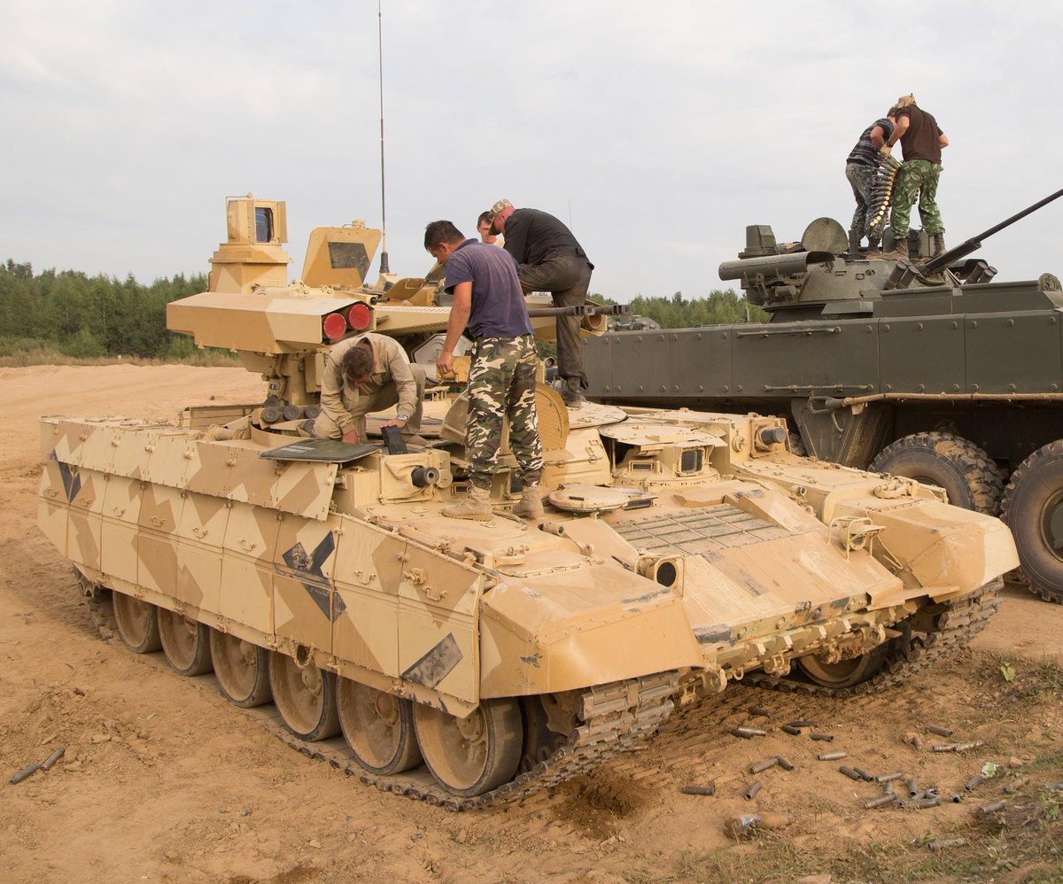 Kazakhstan Army BMPT-Terminator armored fighting Vehicles during parade ...