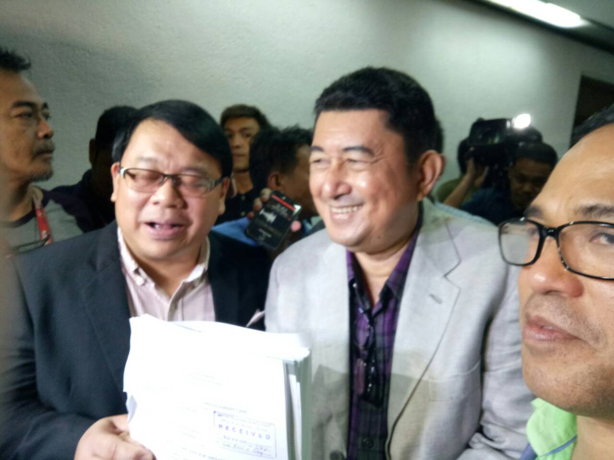 Lawyer Ferdinand Topacio, ex-Rep Jacinto Paras & Manuelito Luna file ...