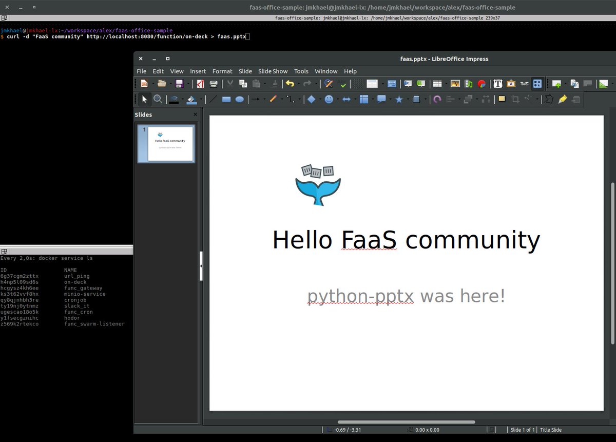 Github Faas And Furiousfaas Office Sample Create A Powerpoint Doc With Faas