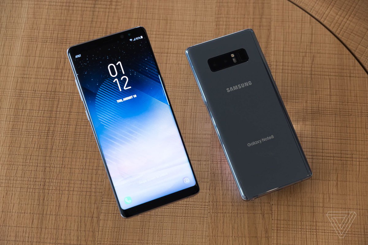 Samsung's Galaxy Note 8 comes with a 6.3-inch screen and dual-camera ...