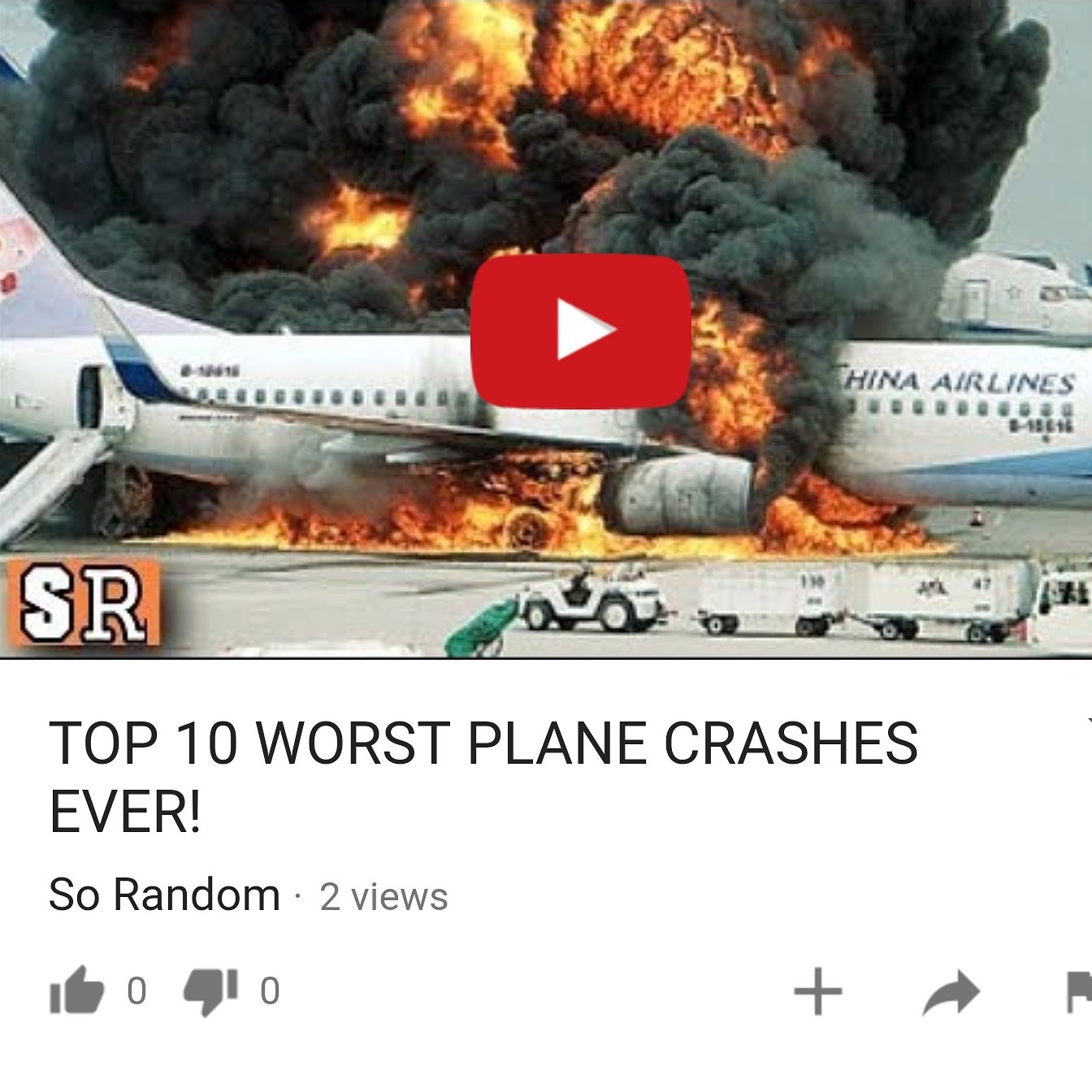 Top 10 Crashes SoRandomTweets On X: "New Vid> Top 10 Worst Plane