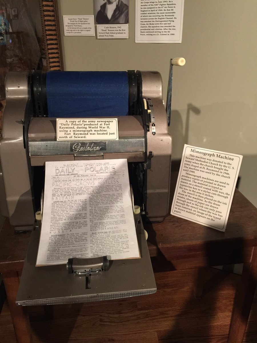 Mimeograph Machine 1980