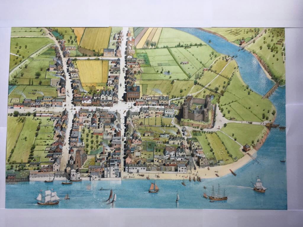 Liverpool in 1680, at the very beginning of its rapid ascent, England ...