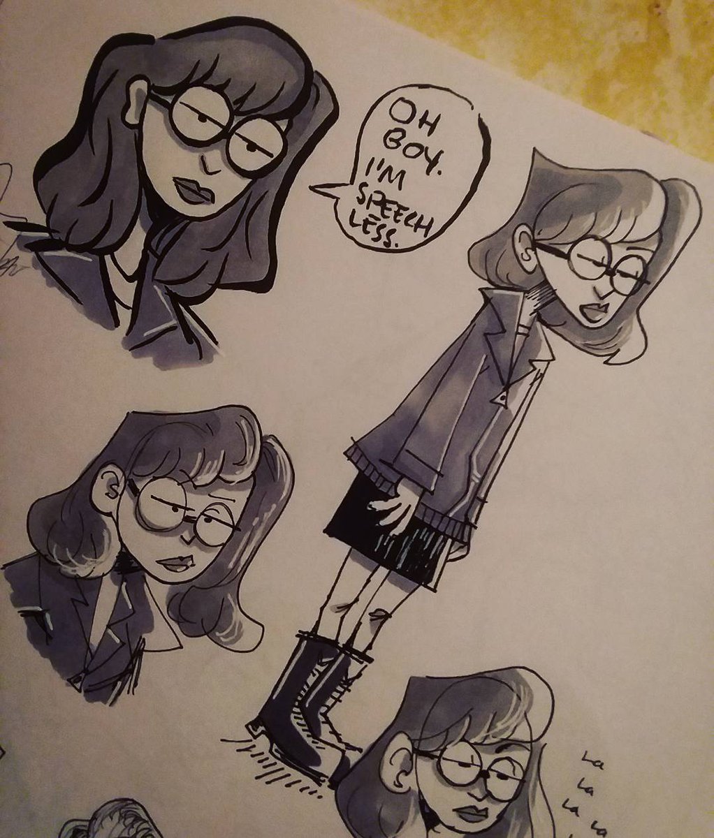 「late night scribbles 」hannah jurgensの漫画