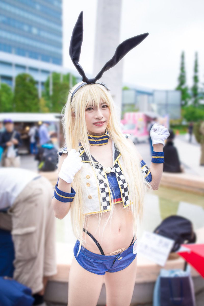 ごだい@ポトレ垢 on Twitter: "C92 1日目 島風レースクイーン / 艦隊これくしょん 天津いちはさん @ichichiha #C92 #C92コスプレ #ph_4cm…