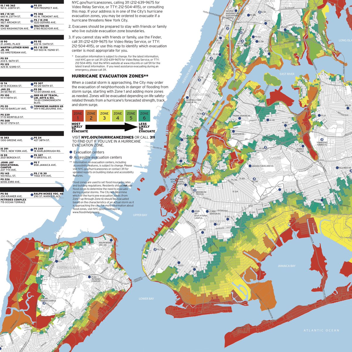 New York City Flood Zone Map