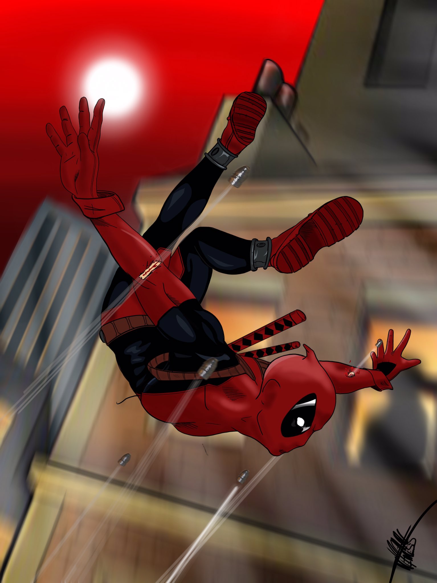 Ninja Spiderman Deadpool