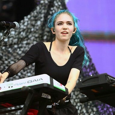 Grimes Blue Hair