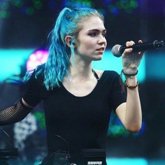 Grimes Blue Hair