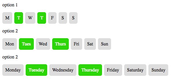 Day of week abbreviations : r/web_design