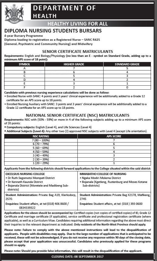 Mmabatho Nursing College Application Form 2023 - Printable Forms Free Online