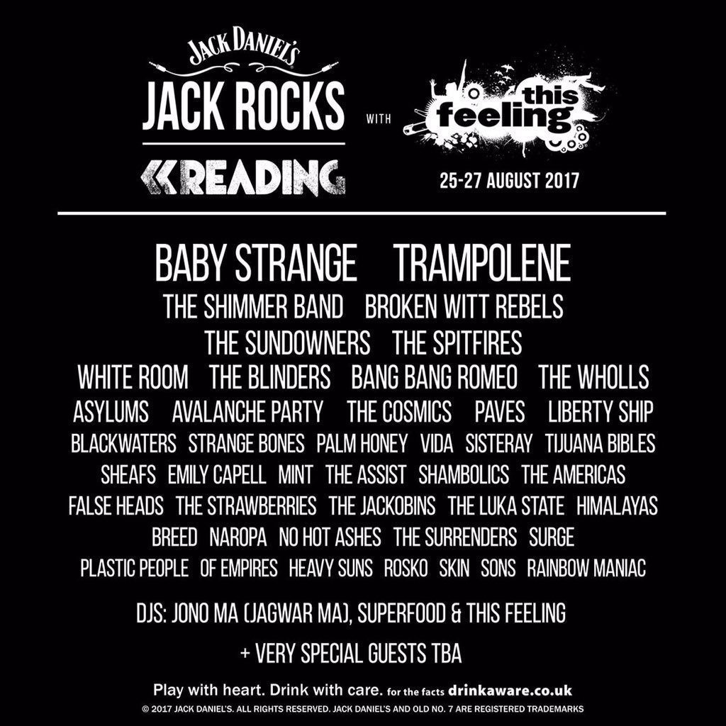 Jack Rocks This Feeling stage announce lineup for Reading Festival 2017 ...
