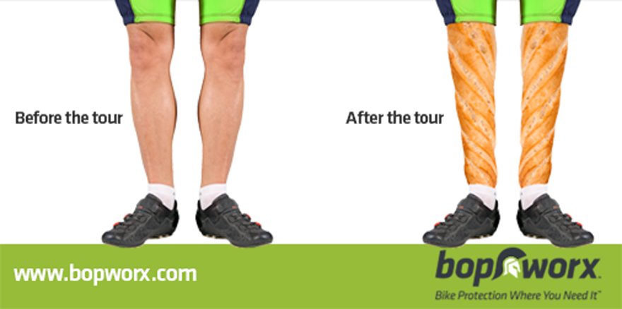 Legs Before And After Cycling