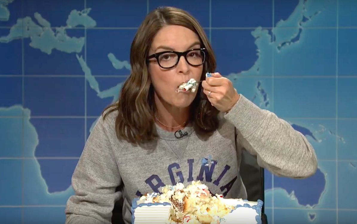 Liz Lemon Eating