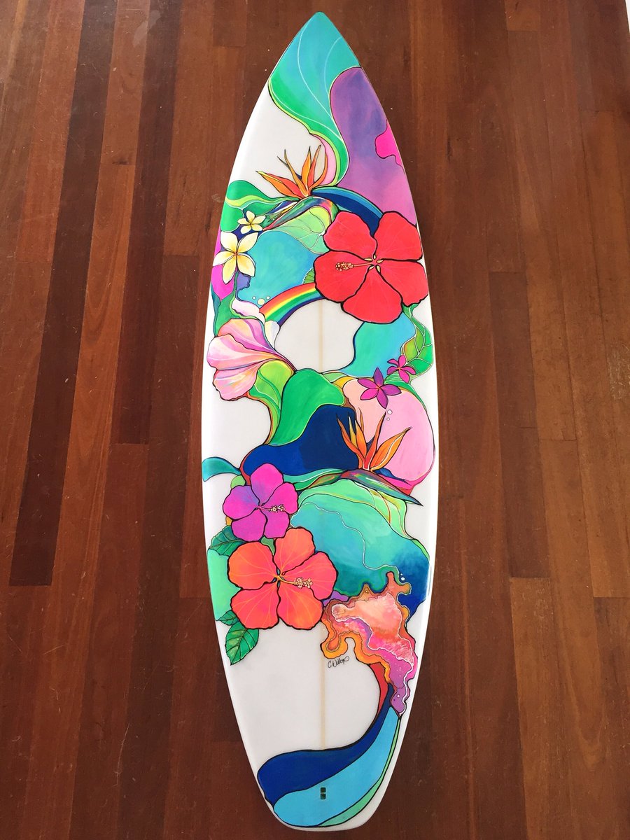 Flower Surfboard Designs