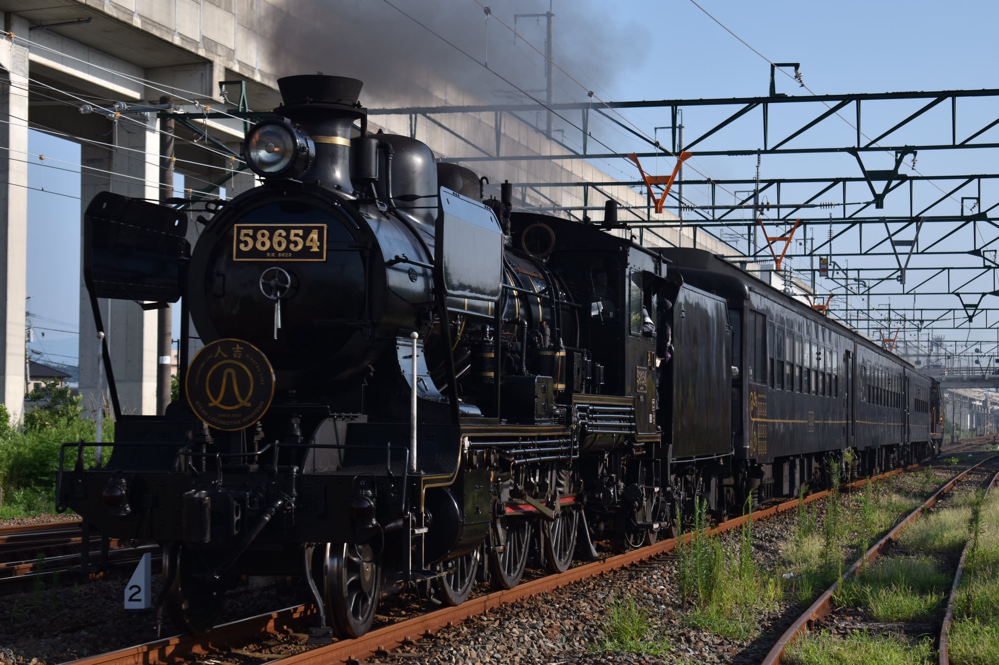 モノズ on Twitter: "SL人吉 (補機:DE10 1753) @花園第1踏切 https://t.co/Op3xST61DV" / Twitter