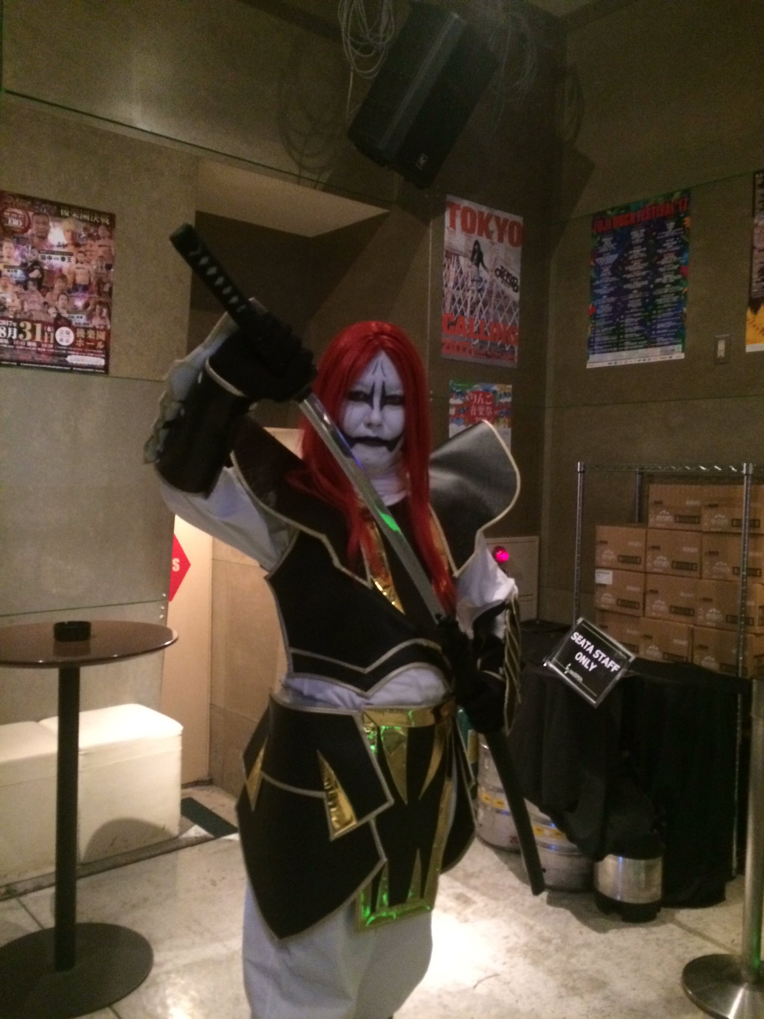 ZIZZ STUDIO on Twitter: "景清さんがお出迎えしてくれます。ロウソク型ペンライトといい、本気度高いイベントと言わざるを得ないww ちなみに、ロウソク、、、じゃない ...