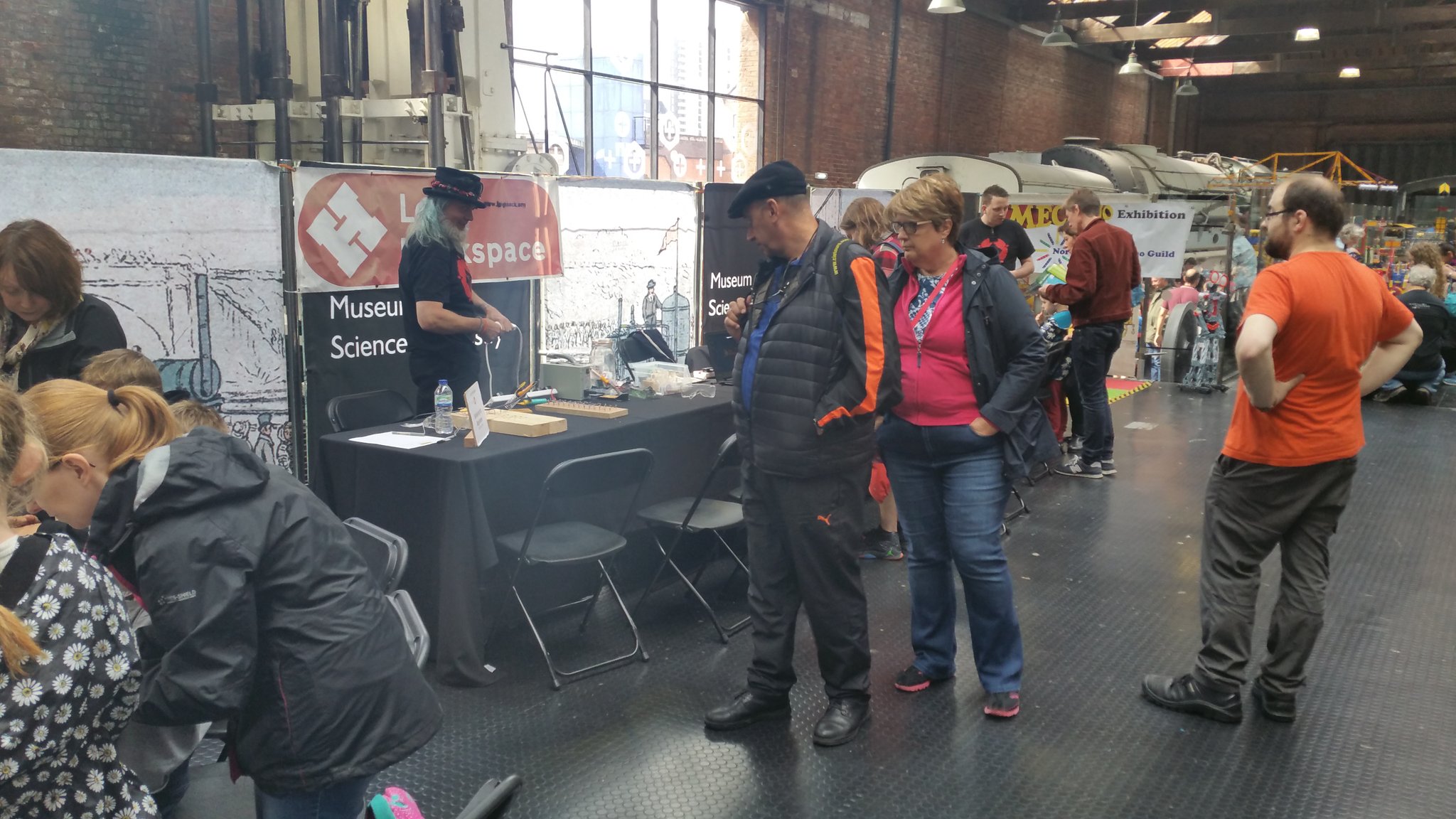 Leigh Hackspace on Twitter: "A busy morning @ #maker2017 Lots of interest in #soldering #coding ...