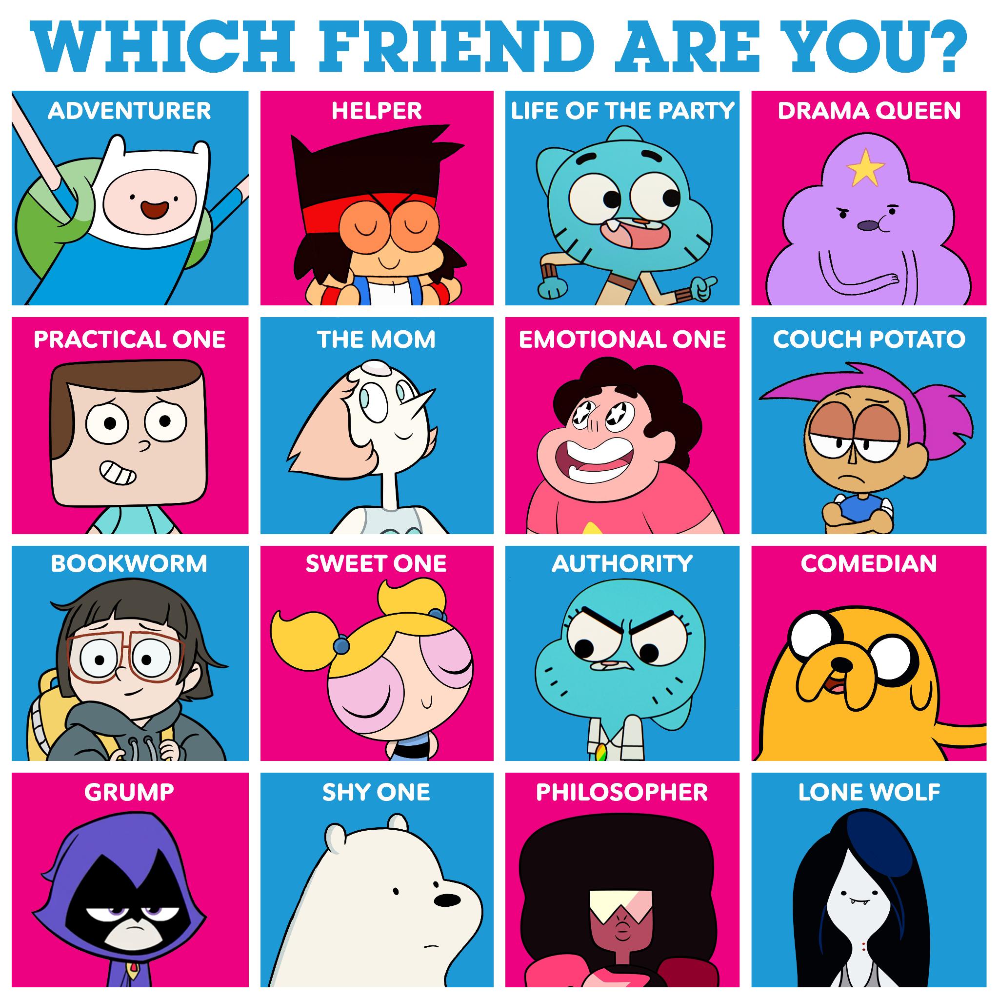 Pink Cartoon Network Characters