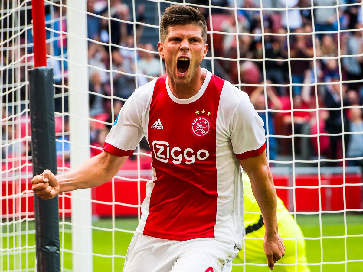 Klaas-jan huntelaar has scored his first ajax goal since returning this ...