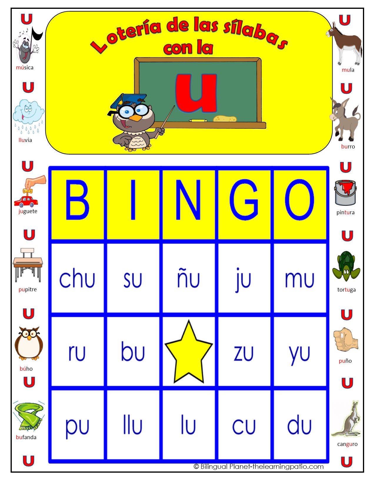 Bilingual Planet on X: New at The Learning Patio BINGO Lotería de las ...