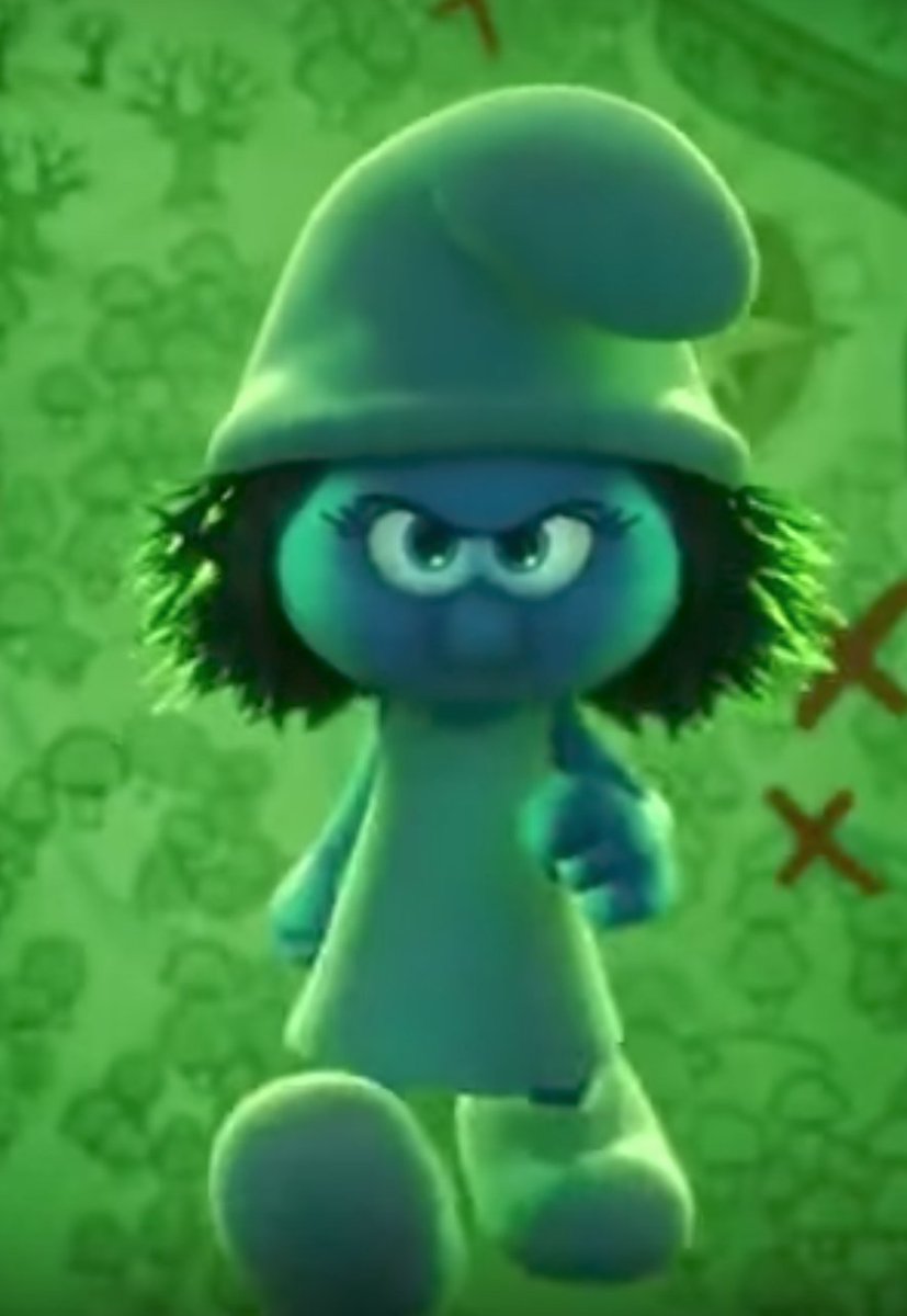 Smurfette Black Hair