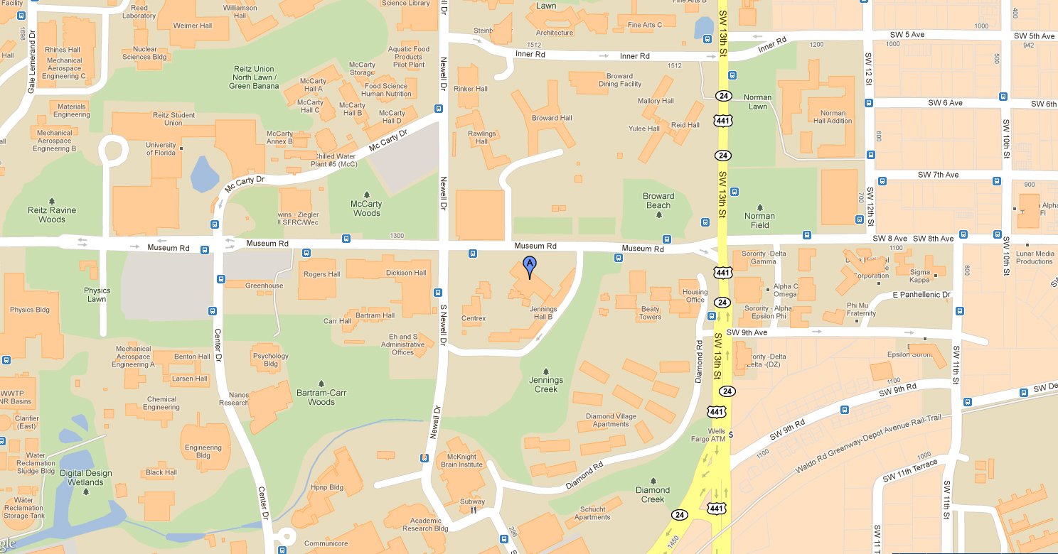 University Of Florida Campus Map Resources – Behavior Management
