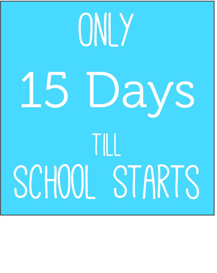 9 Days Left Of School