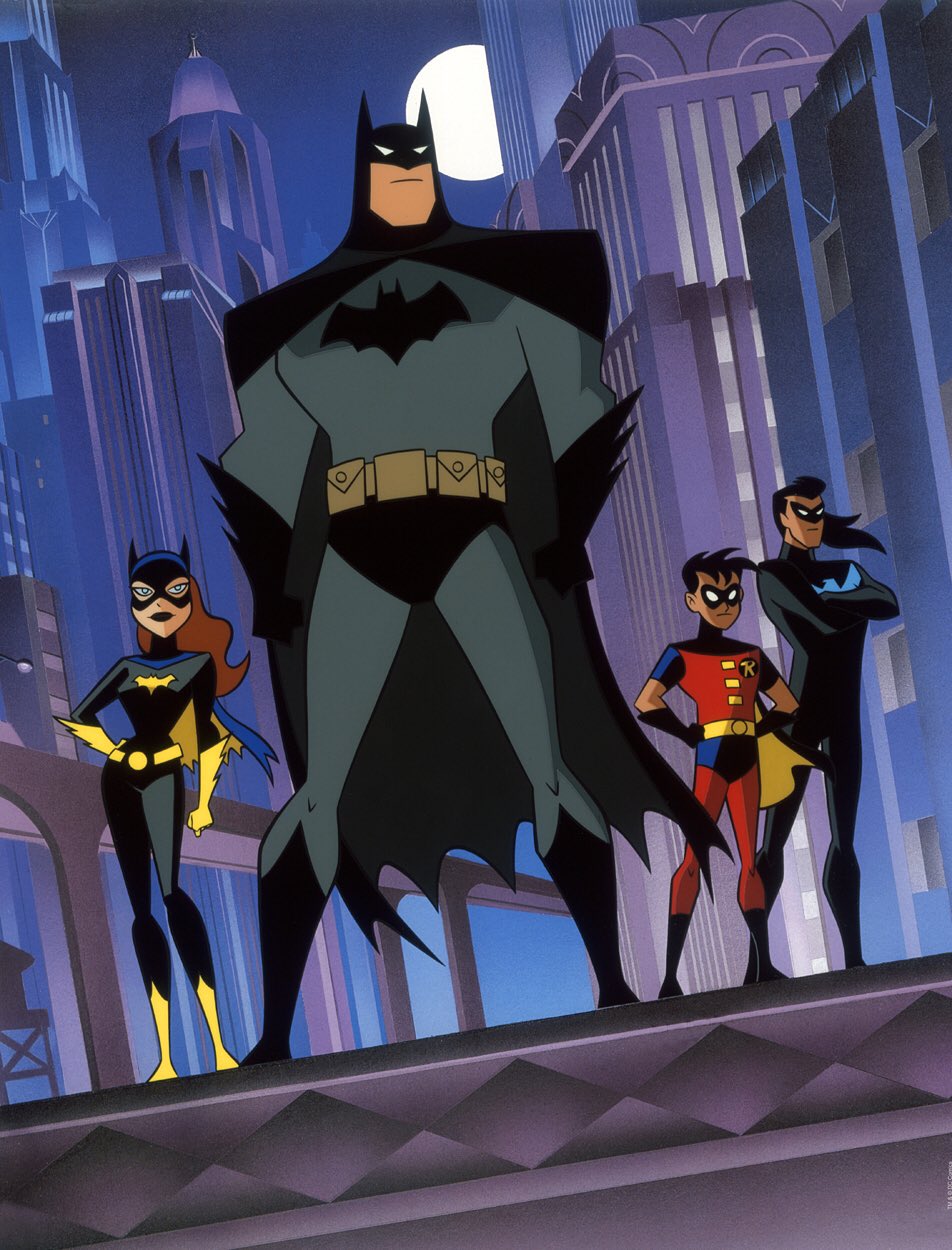 Robin Bruce Timm BRUCE TIMM Rare BATMAN & ROBIN Cel C17 BATCAVE Over