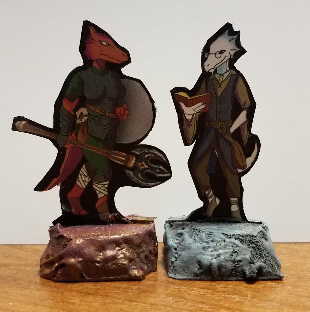 Dragonborn Warlock Mini