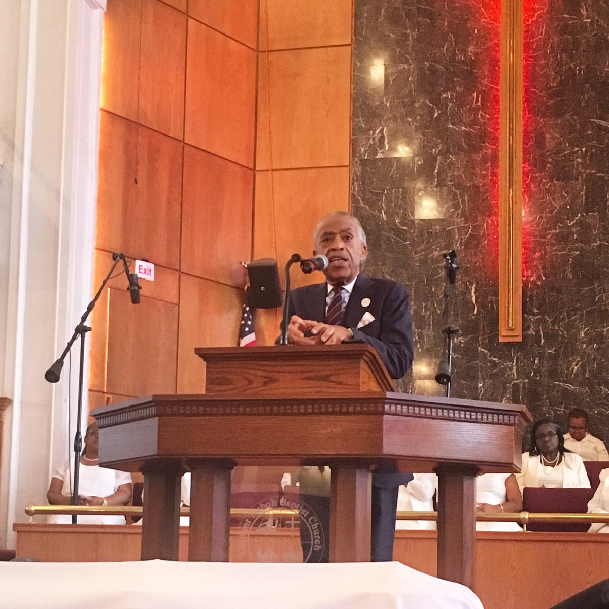 Preaching the 11am service at Mount Neboh Baptist Church where Rev ...