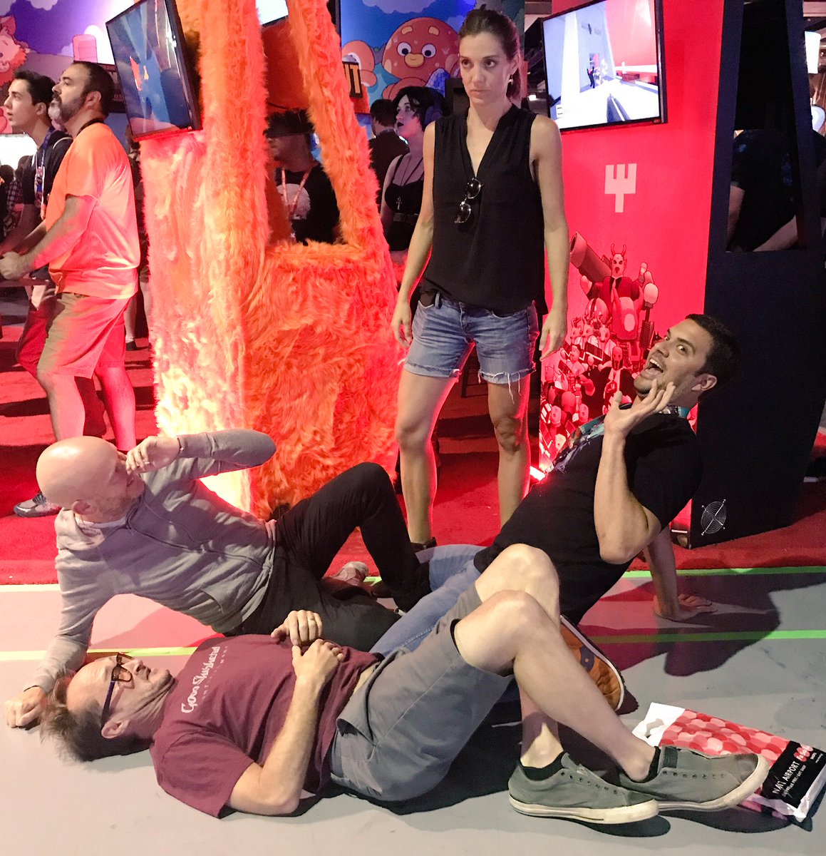 Devolver Digital on Twitter: "Our beloved CEO Nina Struthers stopped by the PAX booth to instill ...