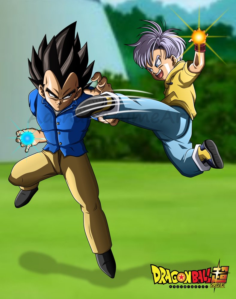 Vegeta Vs Trunks
