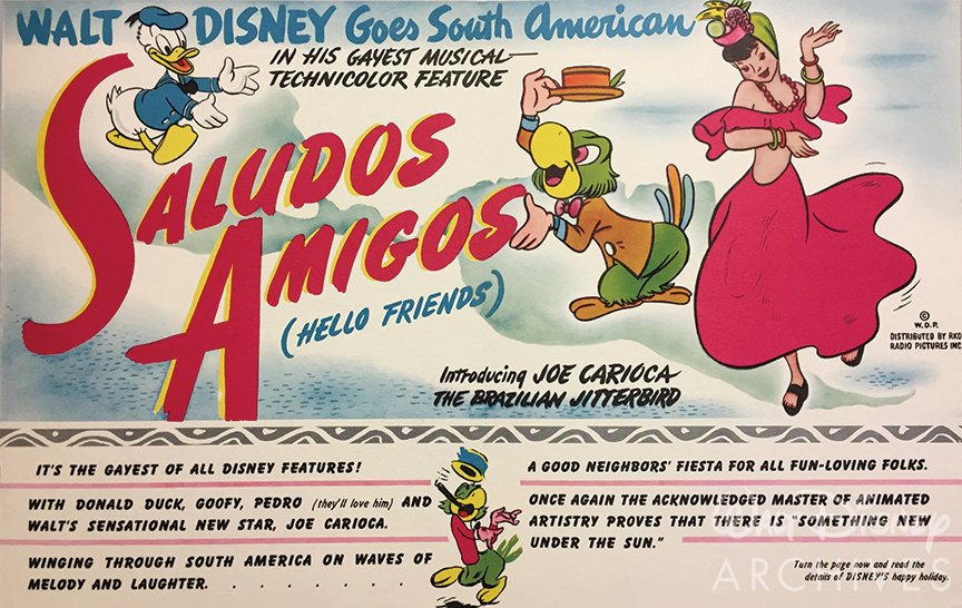 Saludos Amigos Poster