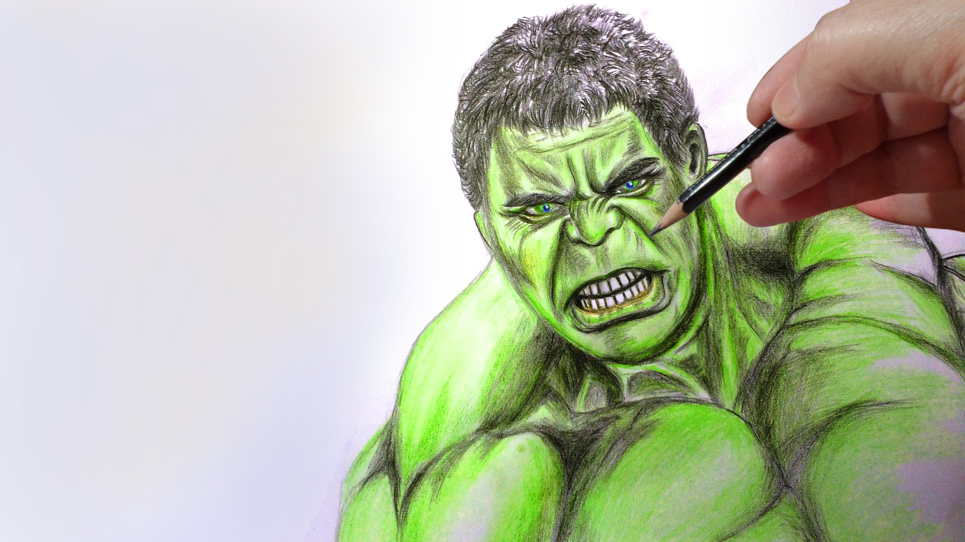 Hulk Pencil Sketch