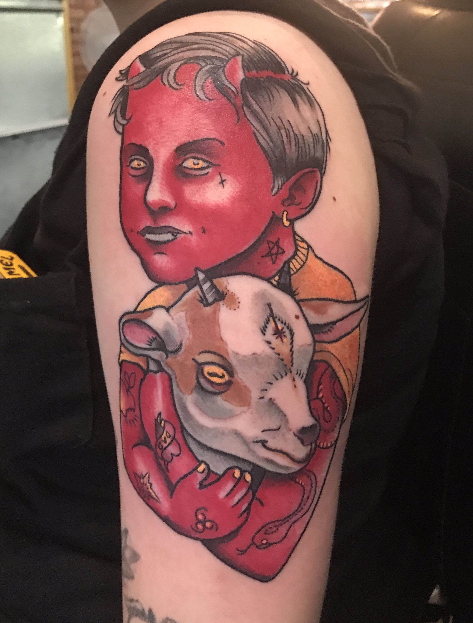 Goat Devil Tattoo