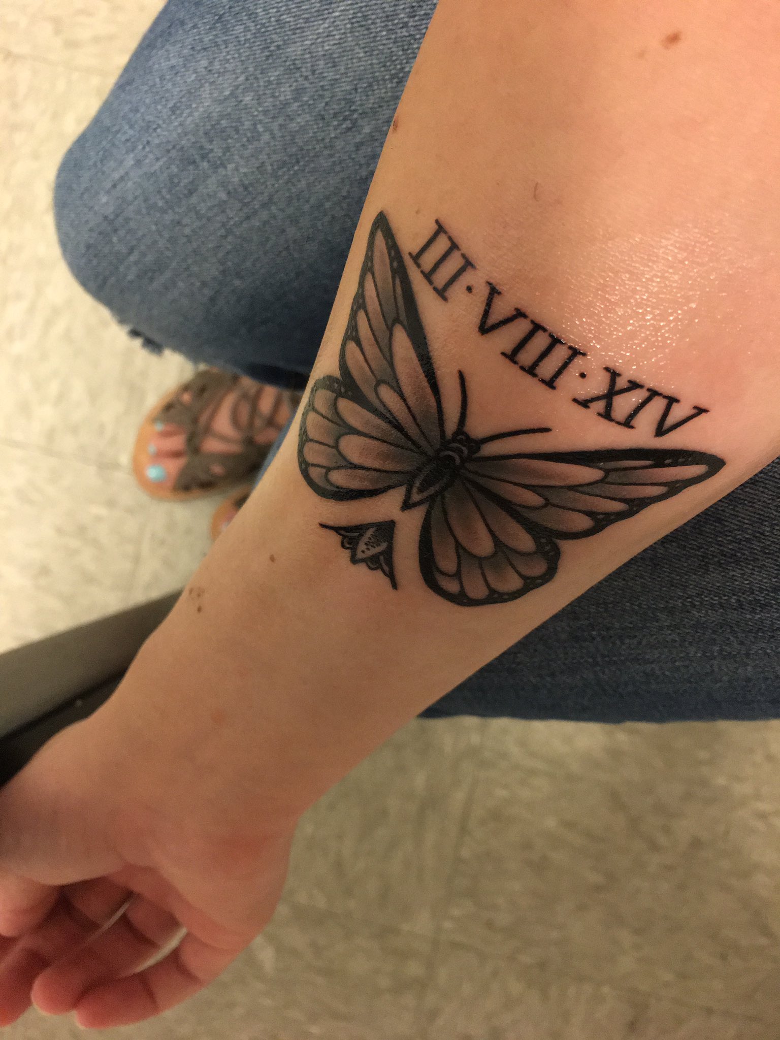 Memory Butterfly Tattoos Tattoo Uploaded By DPA Tattoos • Tattoodo