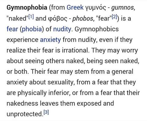 Gymnophobia