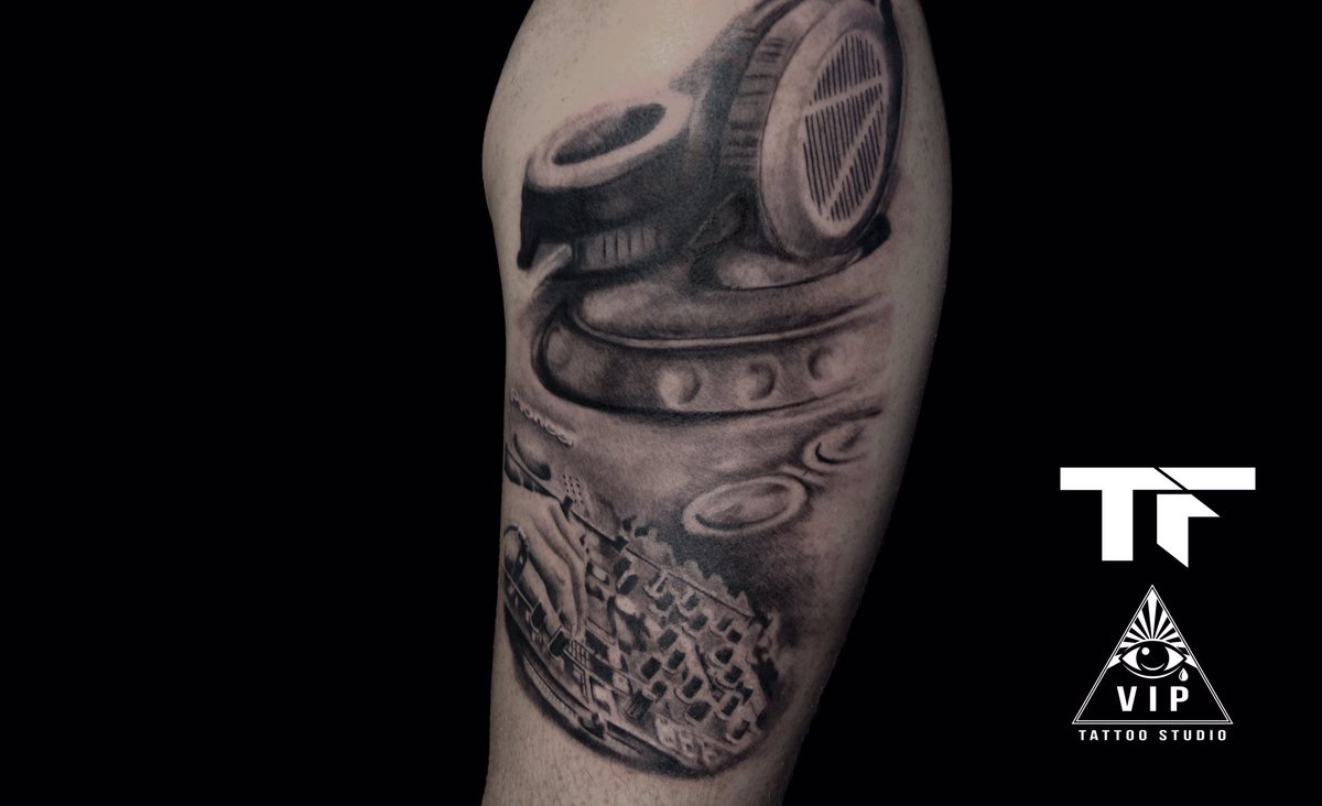 Cdj Tattoos No Place I Would Rather Be Than Behind The Decks Or In The