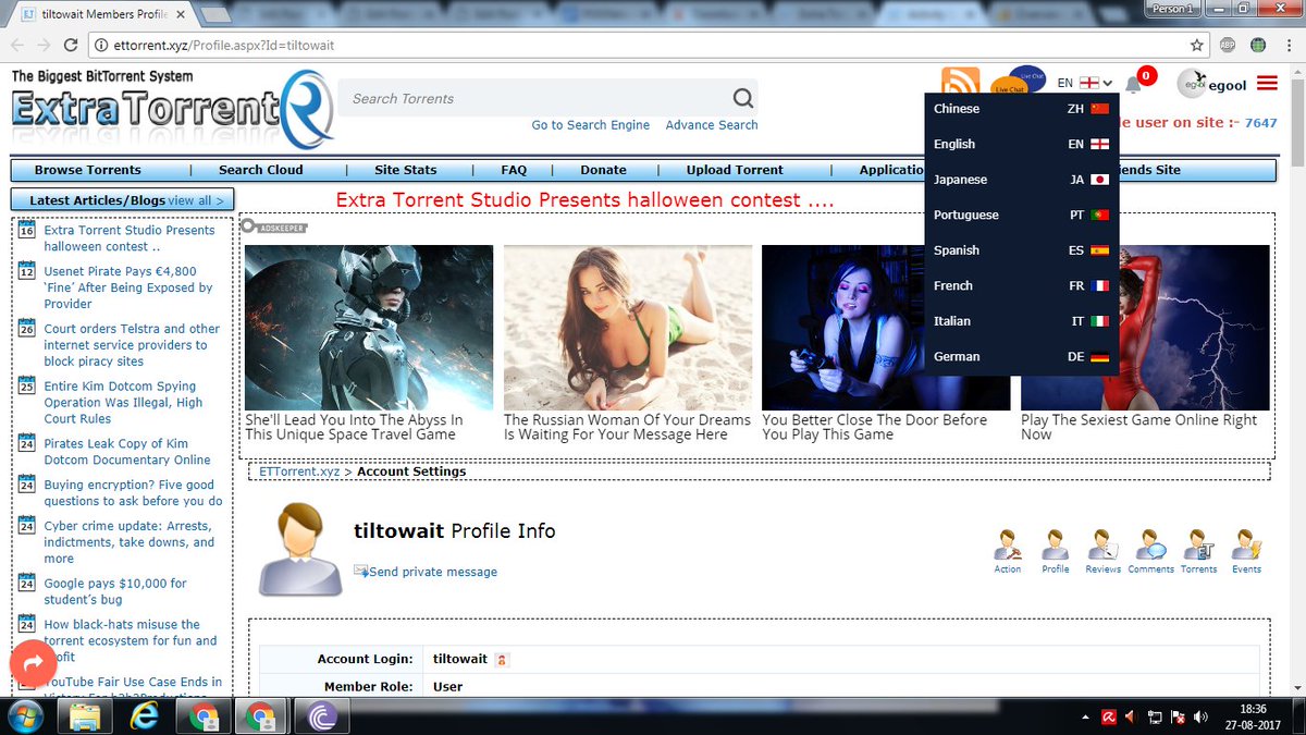 Extratorrent - passstandard