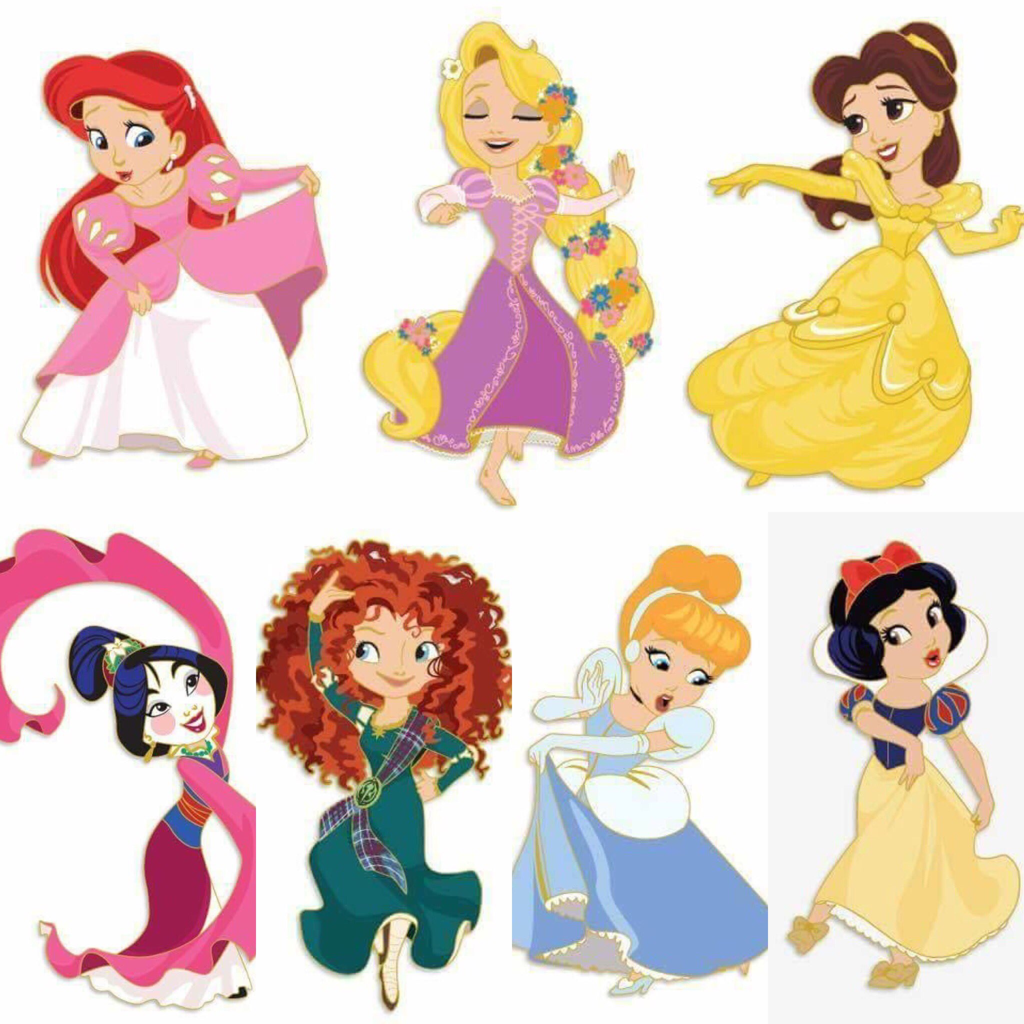 Baby Disney Princesses Characters
