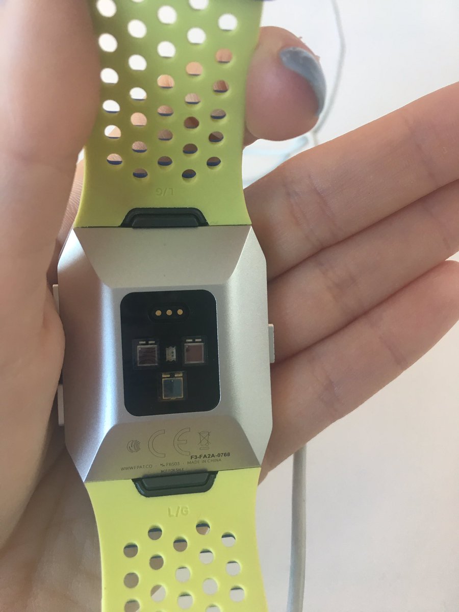 SpO2 sensor is embedded in the new Fitbit. Not turned on yet but could ...