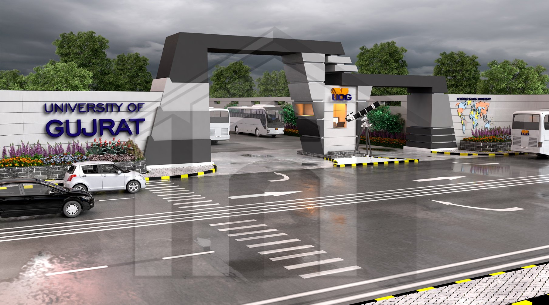 University Entrance Gate Designs