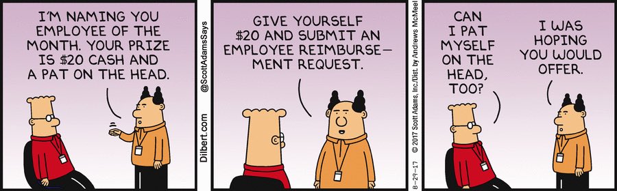 New Employee Dilbert