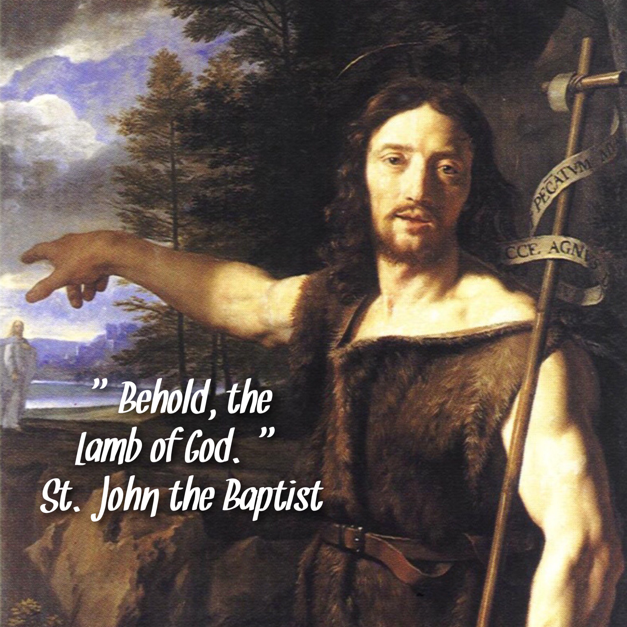 John The Baptist Points To Jesus