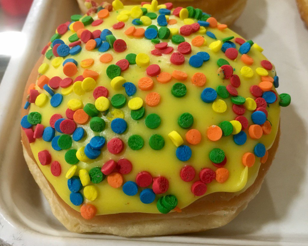 Krispy Kreme Donut Birthday Cake