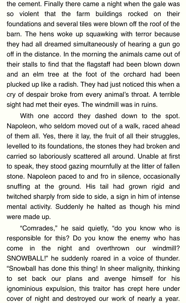 Animal Farm Snowballs Expulsion