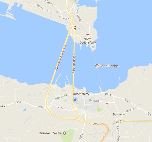 Queensferry Crossing is now on google maps - it's official! ? Well done ...