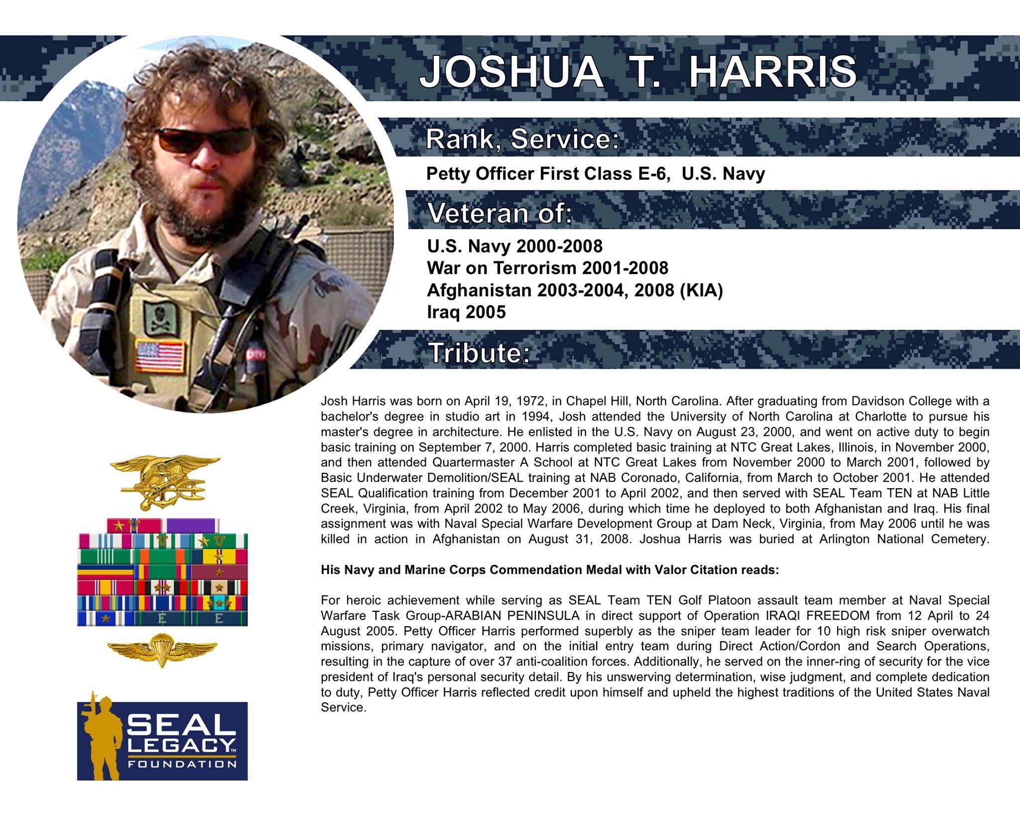 Joshua Harris Navy Seal