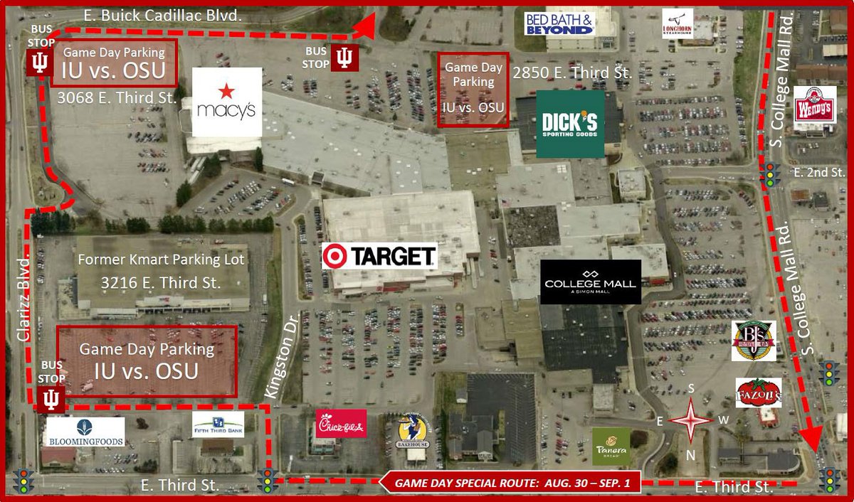 Indiana University Bloomington Campus Map - Map